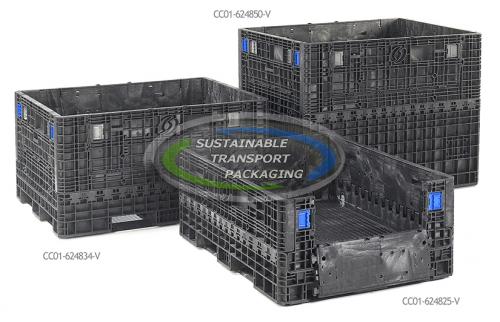 62x48x50 Collapsible Bulk Container | 62" x 48" Footprint