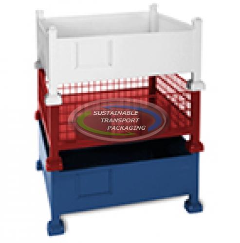 42x42x26 Rigid Mini-Bulk | Steel Mini-Bulk Containers